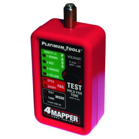 Platinum Tools 4MAPPER Coax Tester - Adorama