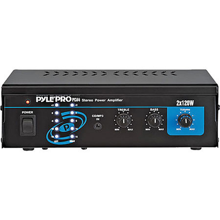Pyle Mini 2x120W Stereo Power Amplifier - Adorama