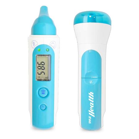 Pyle PHTM20BTBL Bluetooth Infrared Ear & Body Digital Thermometer, Blue