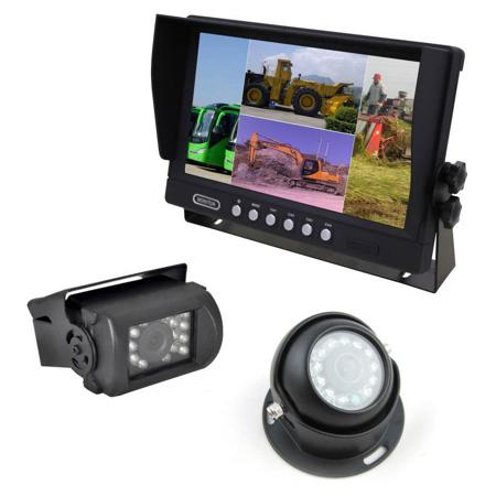Pyle 9" LED Monitor with 2x Backup Cameras and Remote Control