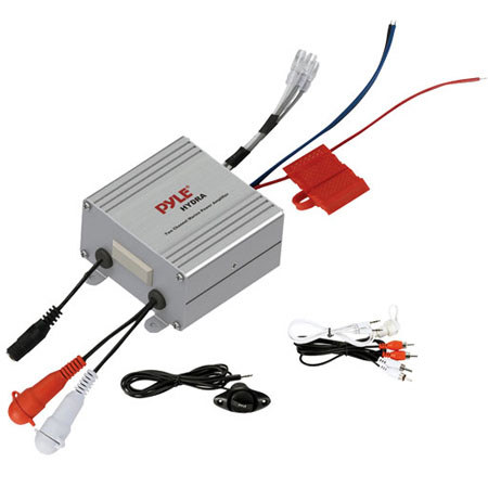 Pyle PLMRMP2A 2 Channel Waterproof MP3/iPod Marine Power Amplifier PLMRMP2A