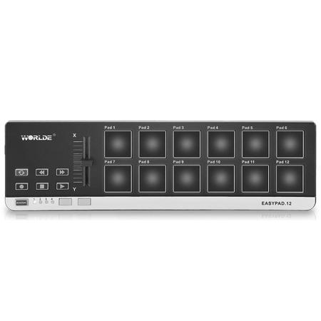 Pyle PMIDIPD20_0 Midi Controller Drum Pad - USB Audio Interface