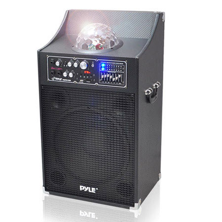 Pyle 1000 Watts Disco Jam Powered Two-Way PA Speaker System - Adorama