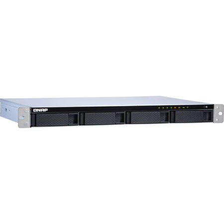 QNAP TS-431XEeU 4-Bay 1U Short-Depth Rackmount NAS Enclosure, Alpine AL ...