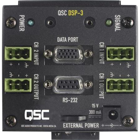 QSC DSP-3 2-Channel Digital Signal Processor - Adorama