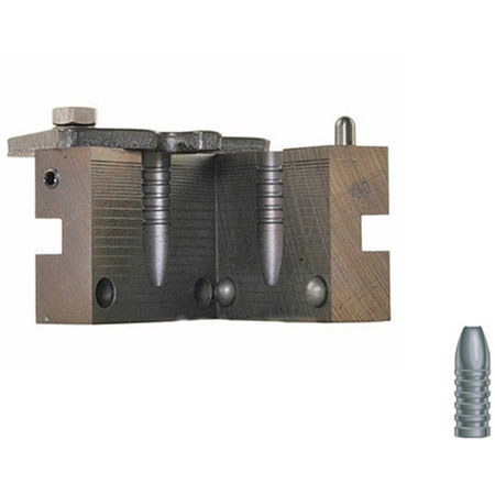 RCBS 1-Cavity Bullet Mould for .40 Caliber 350 Grain Semi-Point C ...