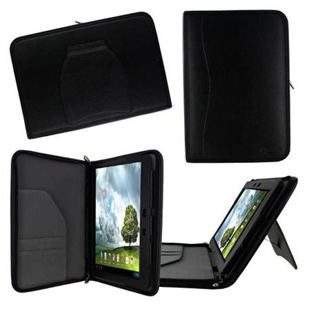 rooCASE Executive Portfolio Leather Case Cover for Asus MeMO Pad Smart ...