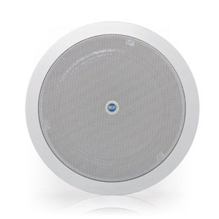 RCF PL 60 6" Dual-Cone Coaxial Ceiling Speaker, Single, White PL60