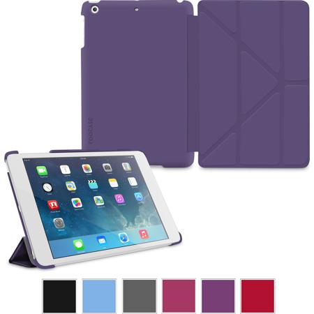 rooCASE Origami SlimShell Folio Case for iPad Mini 2 and Mini 3, Purple