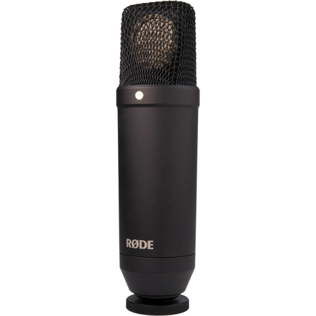 Rode NT1 Quiet 1" Cardioid Condenser Microphone Kit, NT1 Mic and RM2 Mount