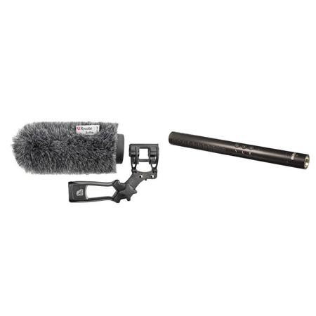 RODE NTG4 Shotgun Microphone with Digital Switches Deluxe Boom Kit
