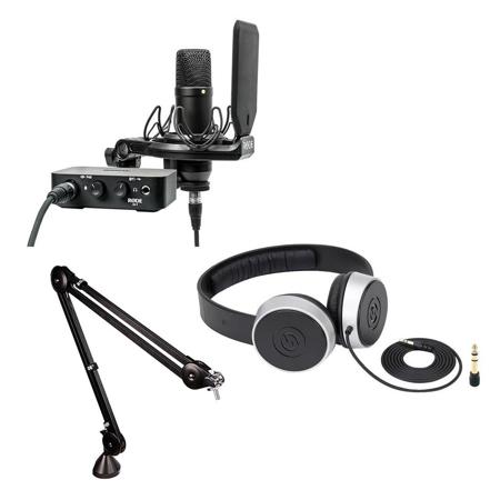 Rode Complete Studio Kit, Bundle w/PSA1 Studio Boom Arm, SR450 Studio ...