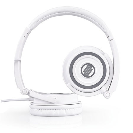 Reloop RHP-5 DJ Headphones with Smartphone Mic and Controls, White