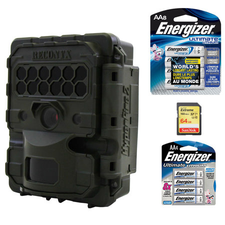 RECONYX HyperFire 2 HF2X Camera, With 12 AA Lithium Batteries, and 64GB ...