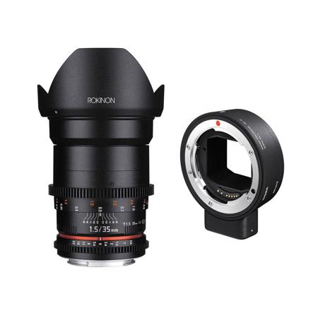 Rokinon 35mm T1.5 Cine DS WA Lens for Canon EF Mount W/Sigma MC-21 ...