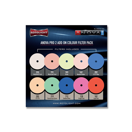 Rotolight Add-On Color FX Filter Pack for Anova V1,V2,Pro & Pro 2 ...