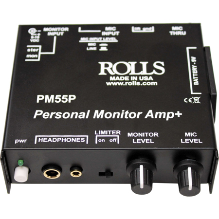 Rolls PM55P Personal Monitor Amplifier with Limiter PM55P - Adorama