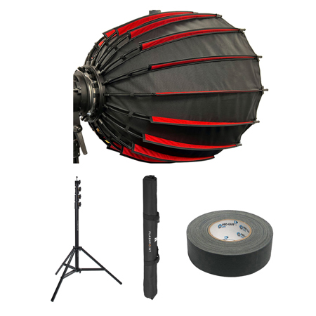 Rotolight R90 90cm Parabolic Softbox, w/Pro 9.5' Stand, 2"x25Yards ...
