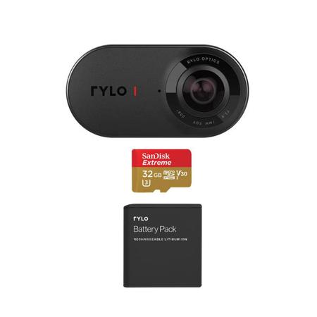 Rylo Rylo 5.8K 360 Degree Video Camera, Bundle with Extra Battery ...