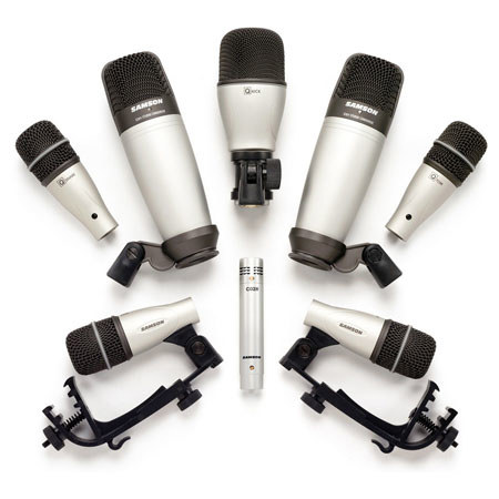 Samson 8kit 8-piece Drum Mic Set - Adorama