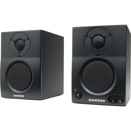 Samson MediaOne BT3 2-Way 3" Active Studio Bluetooth Monitors, 95 Hz-27 ...