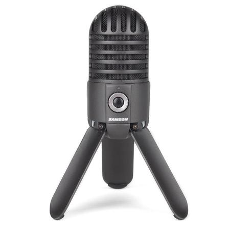 Samson Meteor Large Diaphragm USB Studio Microphone - Titanium Black