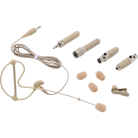 Samson SE10T Omnidirectional Head Worn Microphone, Beige - Adorama