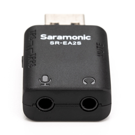 Saramonic SR-EA2S USB-A Audio Interface w/3.5mm Mic Input for TRS or ...