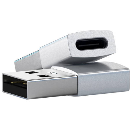 Satechi USB Type-A to Type-C Adapter, Silver ST-TAUCS - Adorama