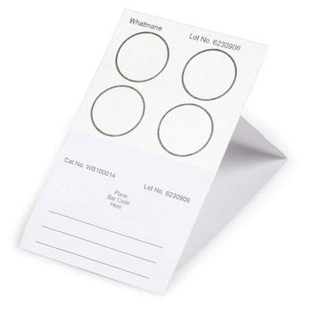 Safariland Whatman FTA Bloodstain Cards, Pack of 100 - Adorama