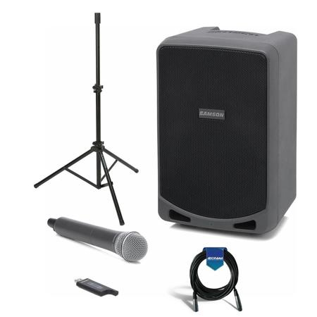Samson 6" Expedition Rechargeable Battery Powered Wireless PA W ...