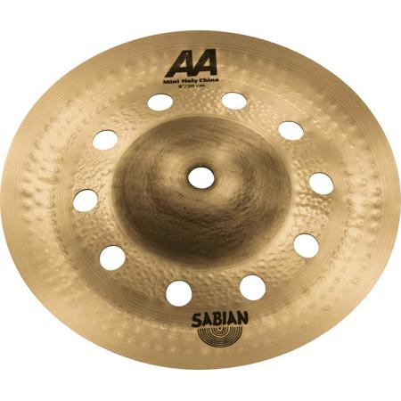Sabian 8" AA Mini Holy China Cymbal, Extra-Thin, Natural Finish 20816CS