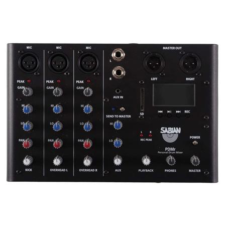 Sabian Sound Mixer System with 1x Kick Drum Dynamic Microphone, 2x ...