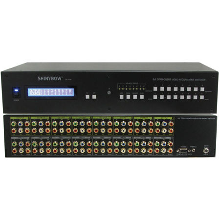 Shinybow 8x8 Component Video HDTV Matrix Routing Switcher - Adorama