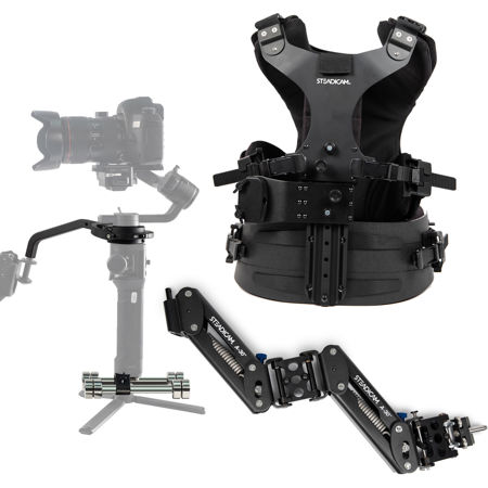 SteadiCam Steadimate-S Aero 30 Arm & Zephyr Vest Kit with Gimbal & Base