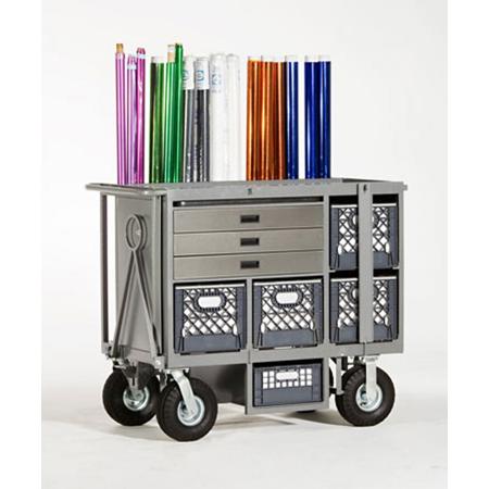 Studio Carts Four Crate Horizontal Cart FCH - Adorama