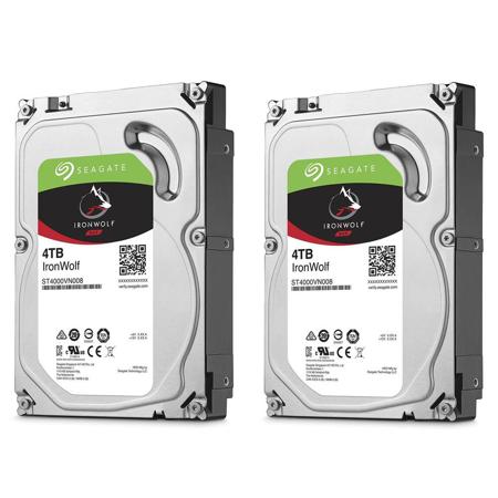 Seagate IronWolf 4TB SATA III 3.5" Internal NAS Hard Drive, 5900 RPM, 2 ...