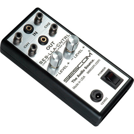 Sescom SES-LLA-CNTRL 2 Channel Line Level Amp Controller - Adorama