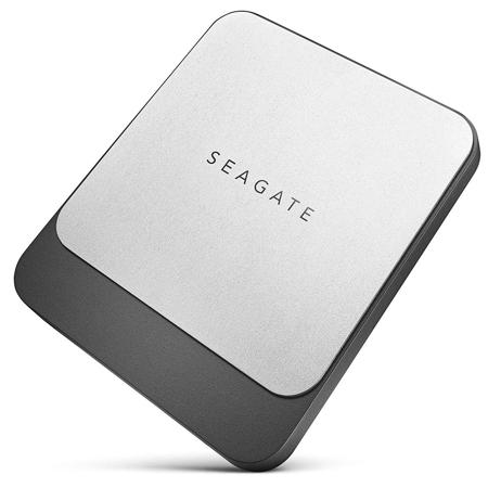 Seagate 2TB Fast SSD 2.5" USB 3.0 Type C Portable External SSD, Black