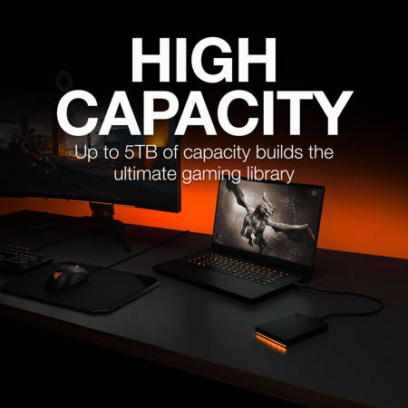 Seagate FireCuda Gaming 2TB USB 3.2 Gen 1 External Hard Drive STKL2000400