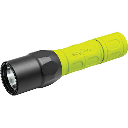 SureFire G2X Fire Rescue Single-Output LED Flashlight, 320 lumens, Fluorescent Yellow