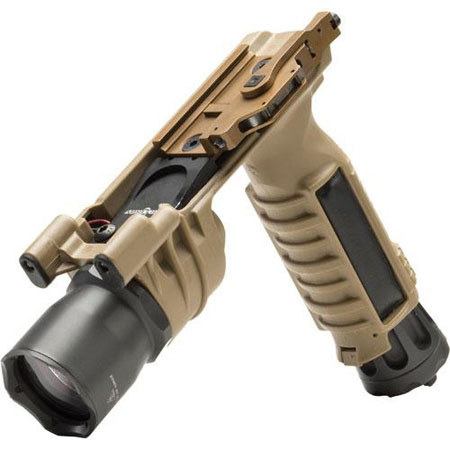 SureFire Vertical Foregrip WeaponLight IR LEDs, Tan - Adorama