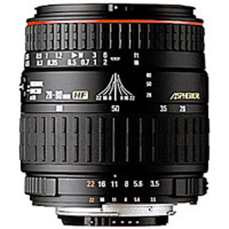 USED Sigma 28-80mm f/3.5-5.6 Aspherical HF Zoom Lens for Sony A-Mount DSLR Cameras