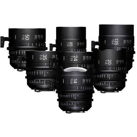 Sigma FF High Speed Prime Cine 7 Lens Kit, Metric, Arri PL Mount