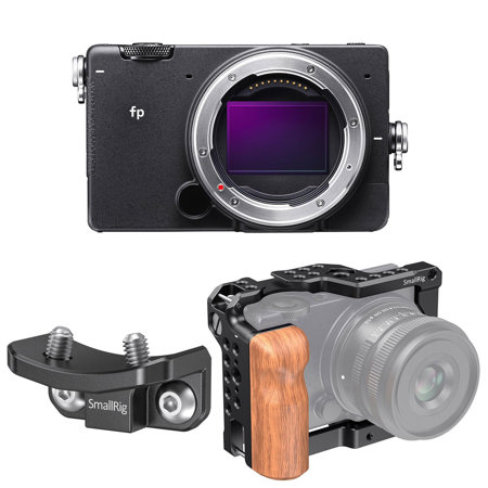 Sigma fp Mirrorless Digital Camera with SmallRig Cage, Lens Adapter Support