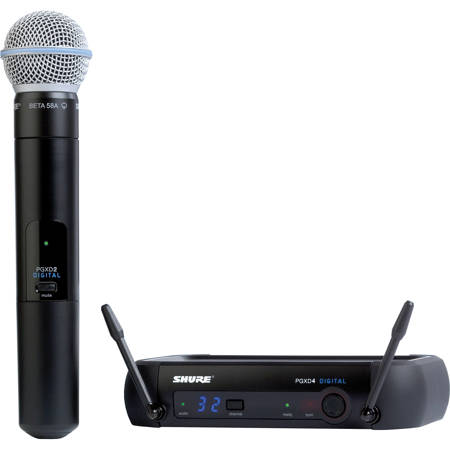Shure PGXD24/BETA58 Handheld Digital Wireless System with BETA 58A