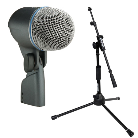 Shure Beta 52A Supercardioid Dynamic Kick Drum Mic with Low Profile ...