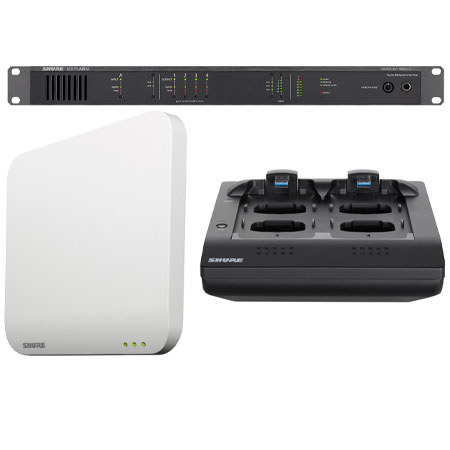 Shure MXWS4 Microflex 4-Channel Wireless Microphone System - Adorama