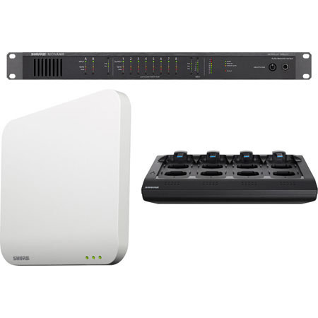 Shure MXWS8 Microflex 8-Channel Wireless Microphone System - Adorama