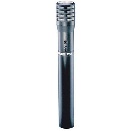 Shure PG81-XLR Cardioid Condenser Instrument Microphone - Adorama